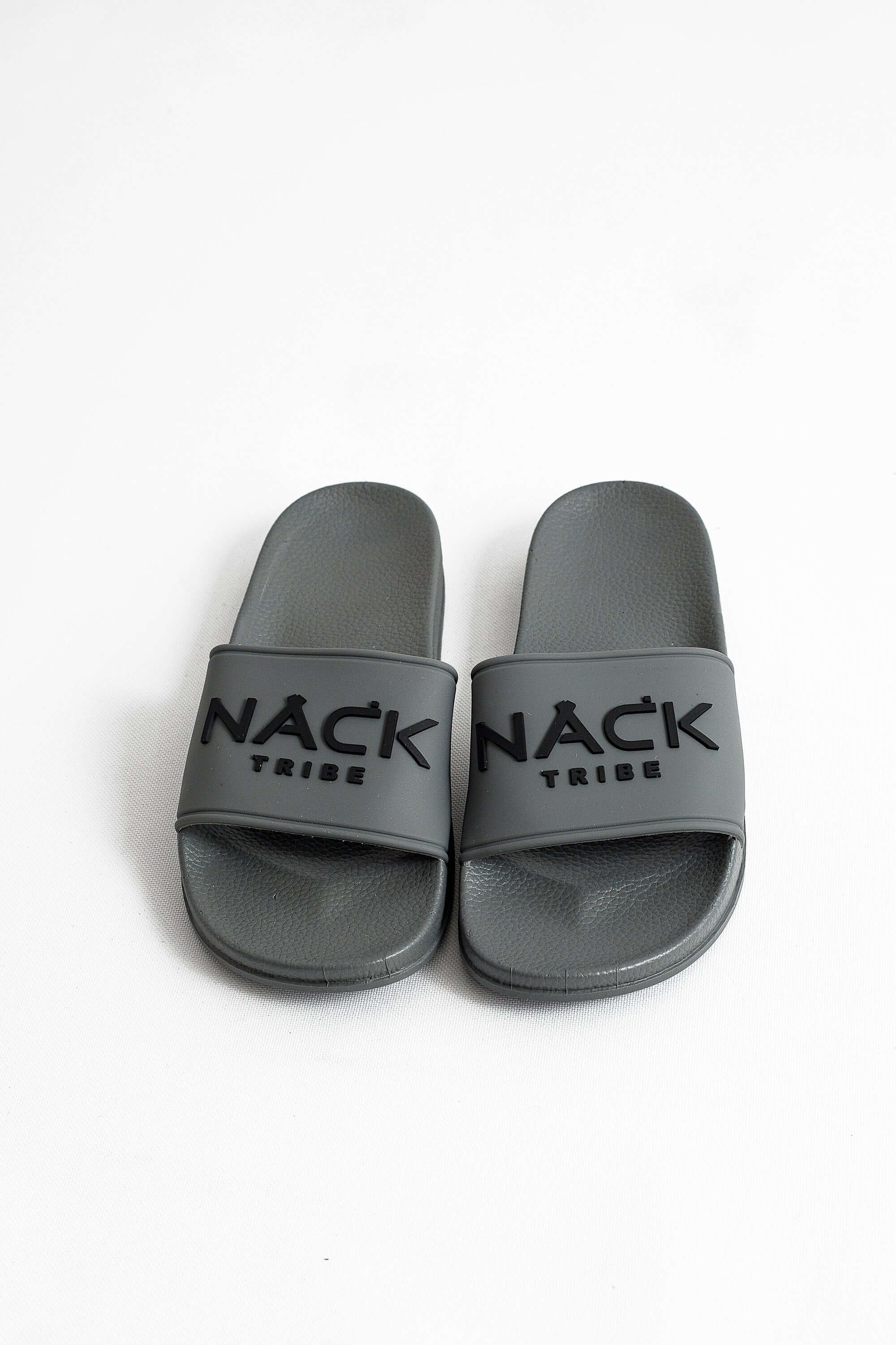 NACK Tribe Slides in Grey | NACK Apparel