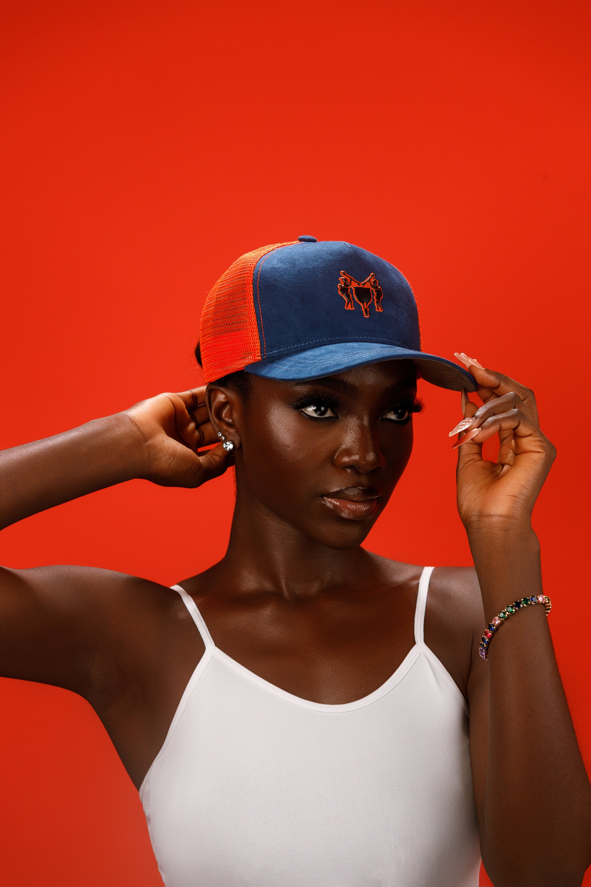 NACK 3D Mini Logo Cap in Blue